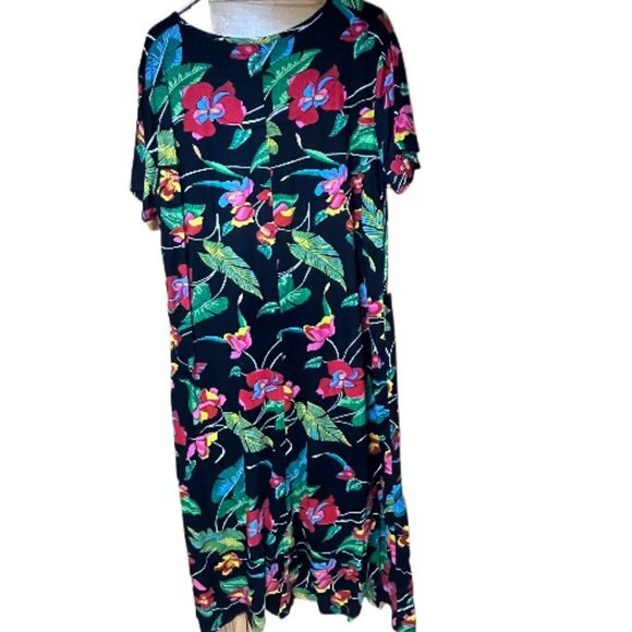 Coral Bay | Dresses | Xl Coral Bay Leisure Tropical Dress | Poshmark